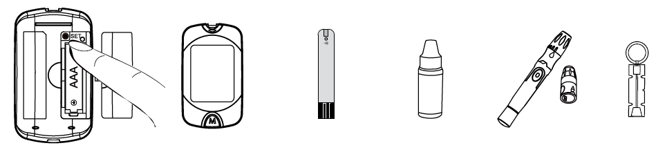 Kit pentru monitorizarea glucozei in sange, Clever Check, 200 teste ...